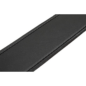 Pro Tec A241 Leather Bassoon Non-Slip Seat Strap with Lockable Hook Black Regular