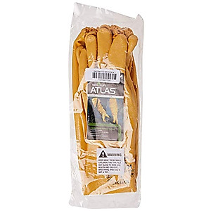 Atlas Glove WG772M 26-Inch Long Sleeve Nitrile Coated Cotton Lined Work Gloves, Medium, White