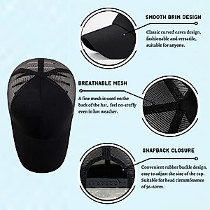 VOASTEK Baseball Cap Workout Hat for Men Women Gorras para Hombres, Adjustable Plain Classic Running Hat