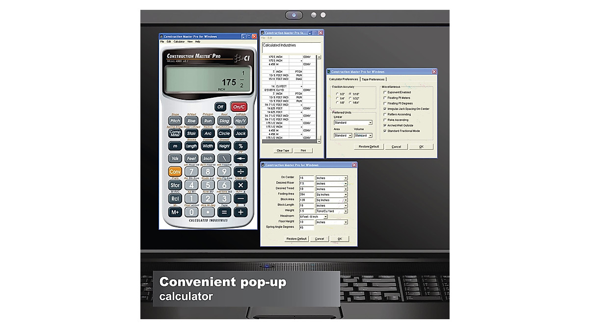 Construction Master Pro Software for Windows - Master Construction Math ...