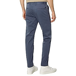 BOSS Men's Tapered Fit Cotton Blend Trousers, Medium Spruce Blue, 3632
