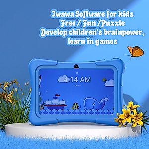 Android Tablet, 7Inch Android 11 Tablet, 2GB RAM 32GB ROM, 512GB Expandable, Android Tablet with WiFi, 3000mah, Dual Camera, Quad Core Processor 1.5GHz (US Plug)