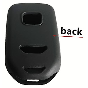 Silicone Key Fob Case Key Cover Key Skin Protector fit for 2013-2021 Honda Accord CR-V HR-V CR-Z 4 Buttons