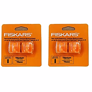 Fiskars 157400-1001 Titanium TripleTrack High Profile Cutting Replacement Blades- 2 Pack