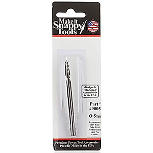 Snappy Tools Replacement HSS Brad Point Drill for 5mm Shelf Pin Guide #49005