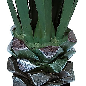 Pure Garden Giant Agave Fake Plant - 52-Inch Faux Succulent with Pot - Artificial Trees Blend Southwestern Style with Modern Home Decor