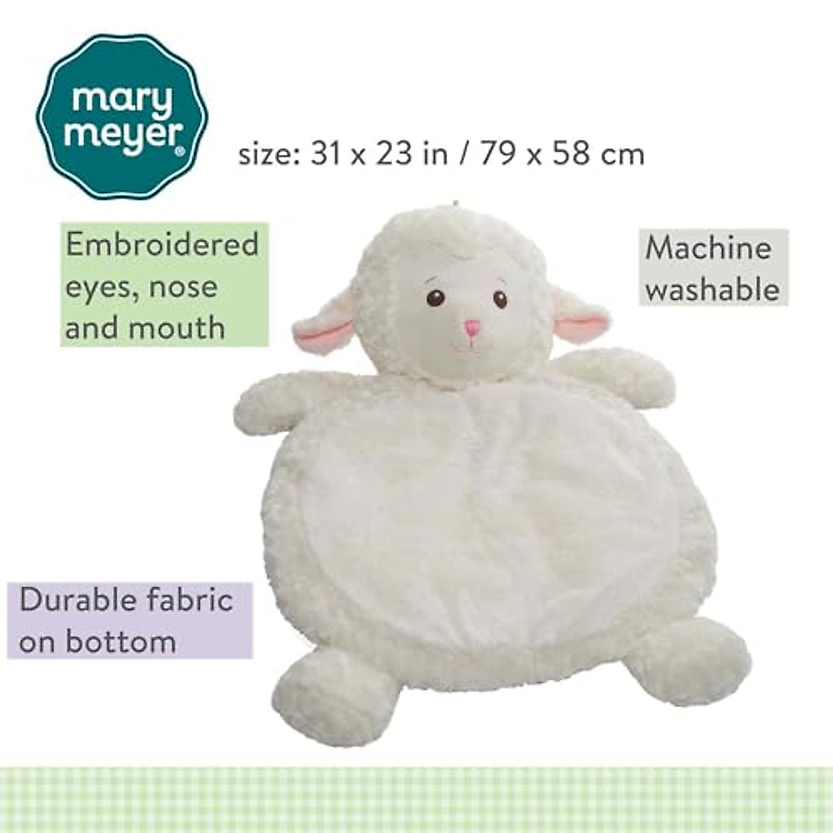 Mary Meyer Bestever Baby Mat, Lamb