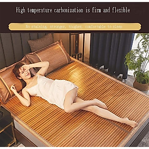 Summer Sleeping Mat Exquisite Summer mats Dormitory Bedroom with Bamboo mats Single mats Double ice Silk Straw mats Various Sizes to Choose from for Home School Dormitory