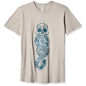 Harry Potter Men's His Mark T-Shirt, Silver, Small