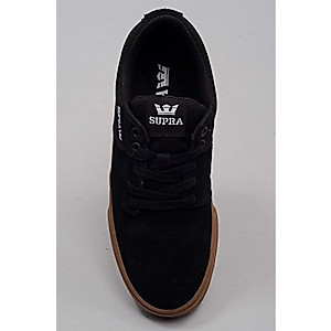 Supra Stacks Vulc II Black/Gum Men's 8, Women's 9.5 D (M)