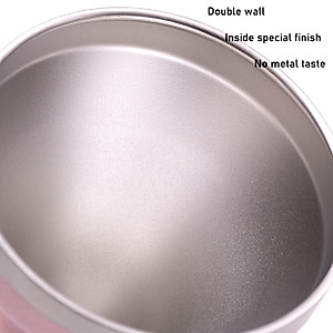 JILLMO Martini Glasses, Insulated Margarita Glasses, Set of 2, Black