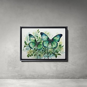 Abstract Painting Buy Canvas Wall Art, Butterfly Painting Art, Butterfly canvas, bedroom Butterfly wall art,Watercolor abstract Butterfly canvas painting