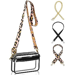 ROADPLUM Clear Bag Stadium Approved, Waterproof Clear Purse Bag, Crossbody Bag for Concerts, Sports Events, Festivals Women Men