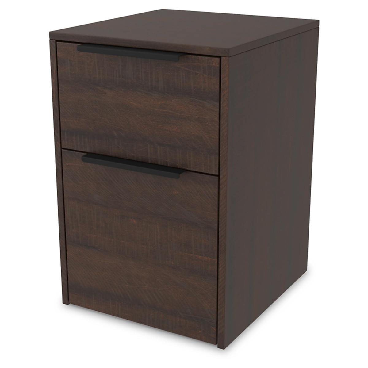 Signature Design by Ashley Arlenbry Modern Filing Cabinet with 2 Drawers, Weathered Oak Gray