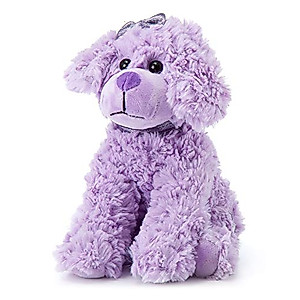 The Petting Zoo Scruffy Dog Stuffed Animal, Gifts for Girls, Purple Dog Plush Toy 9 Inches