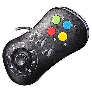 NEOGEO Mini Console Official Control Pad: Black (NEOGEO Mini)