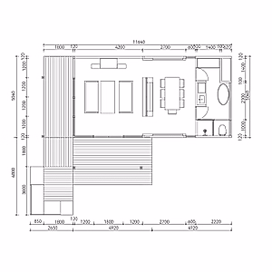 Prefab Homes | Prefab Modular Tiny Homes with Bathroom & Kitchen | 49.6m² Modular Mobile Home for Backyard, Hotels, Offices, Bars, Outdoor Living | Tiny Homes to Live in for Adults