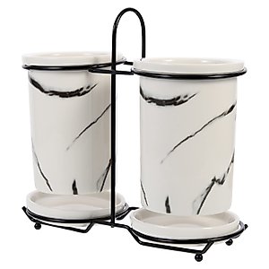 Zerodeko 1 Set nordic holder Binoculars iron Chopsticks Storage Box chopstick rest Japanese-style tableware Flatware Storage Cage practical chopsticks cage chopsticks cage