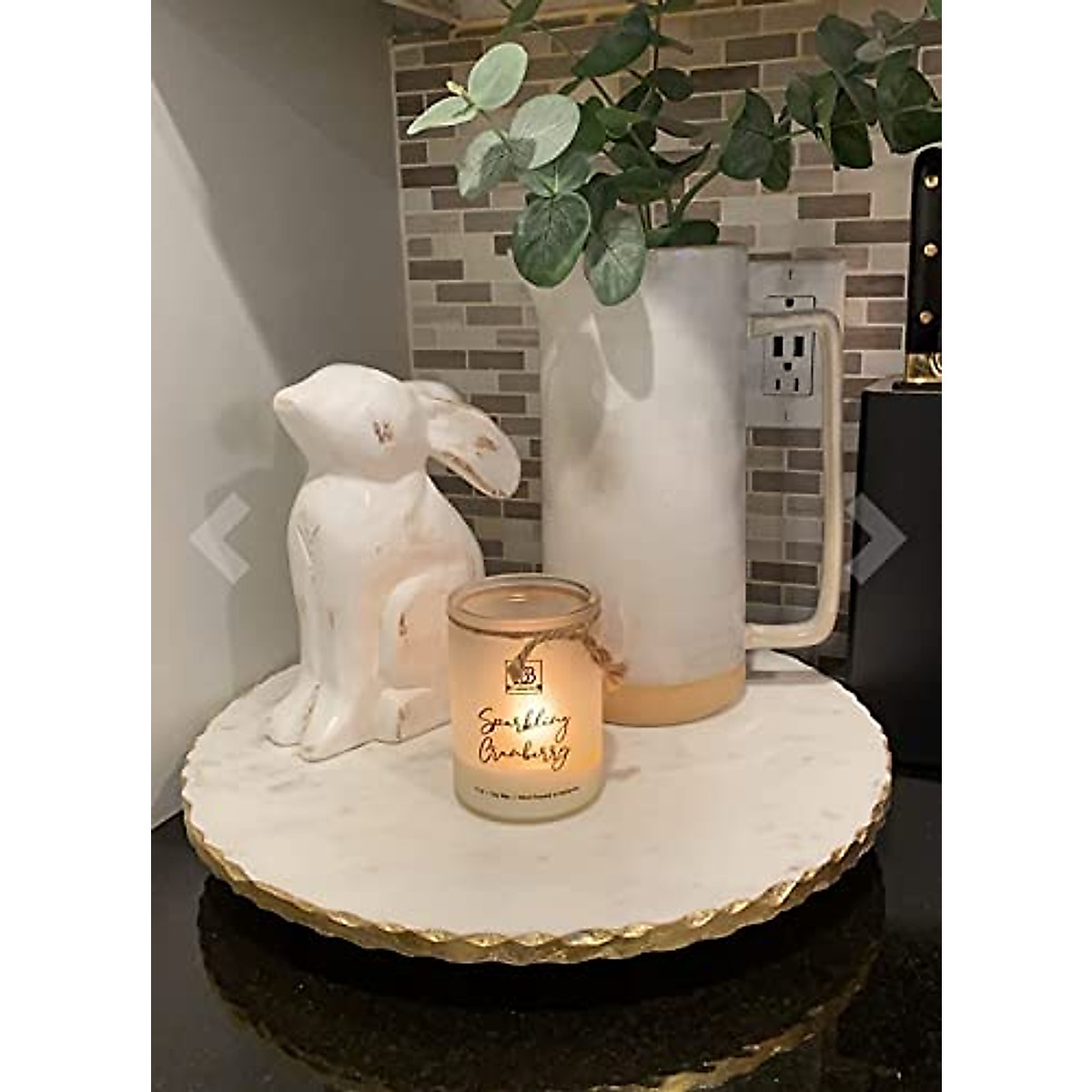 GMRS Home Marble Lazy Susan (14 Inches)