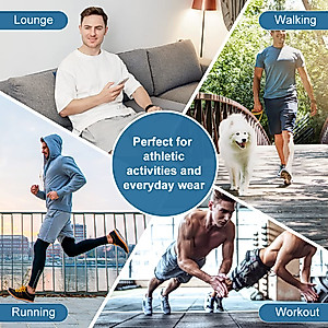 NIMENJOJA Mens 5.5" Athletic Gym Shorts Cotton Jogger Workout Lounge Jersey Zipper Pocket Sweat Shorts Navy Blue