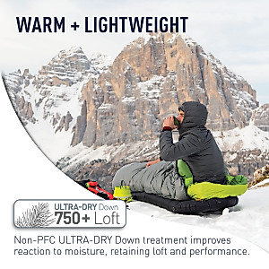 Sea to Summit Ascent Down Sleeping Bag, 0-Degree, Regular