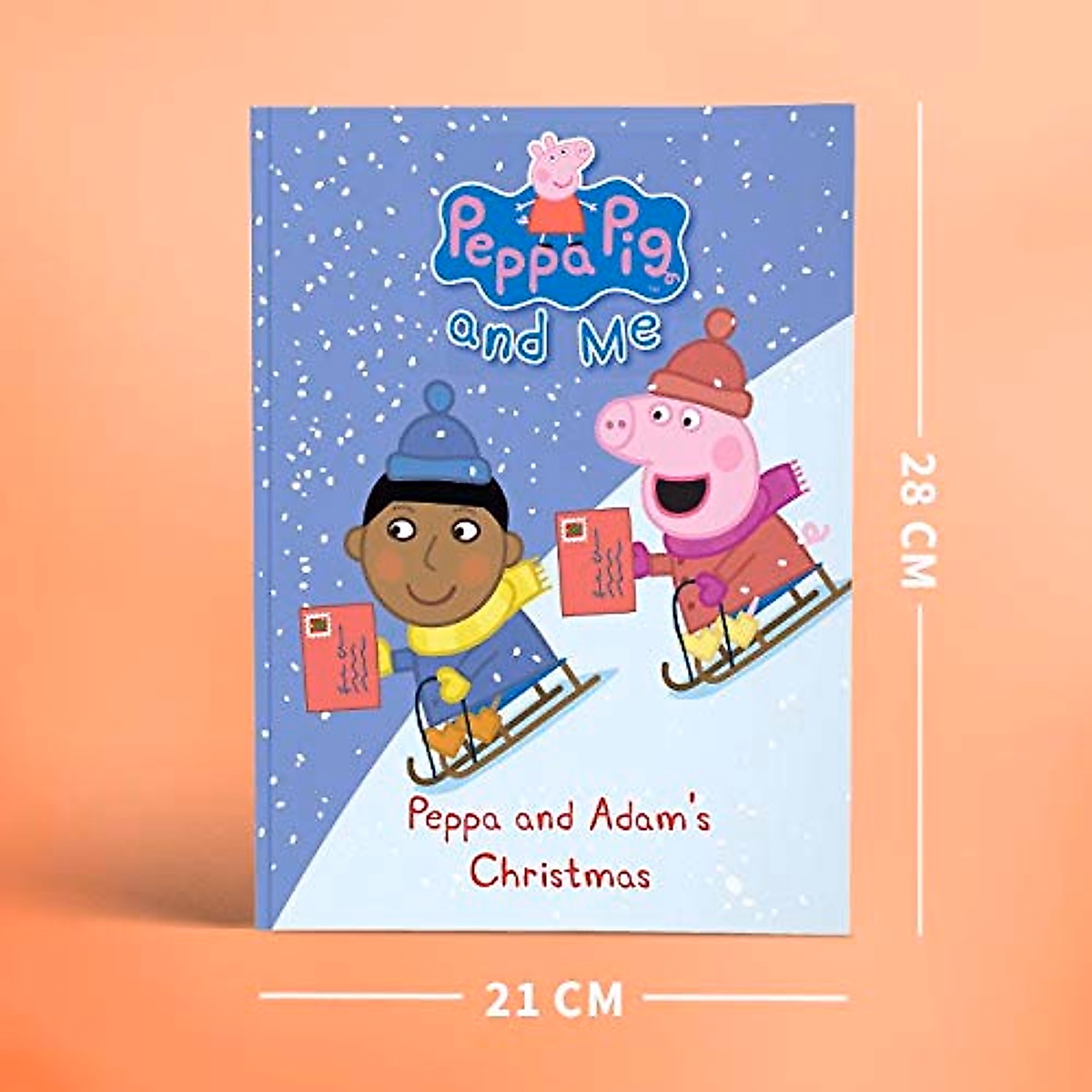 Peppa Pig Personalized Book: Christmas with Peppa Pig (Large Hardback)