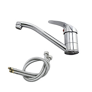 Uonlytech Kitchen Faucet Washbasin Mixer Tap Faucets for Bath Sinks Water Tap Bathtub Faucet Kitchen Sink Faucet Bath Mixer Tap Wash Basin to Rotate Hot and Cold