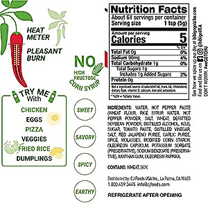 bibigo GOTCHU - Extra Spicy Korean Hot Sauce, Made with Gochujang Fermented pepper paste, Low Heat Sweet-Spicy-Savory-Earthy Flavor [10.7 Oz Squeeze Bottle]