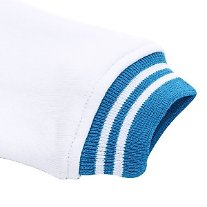 famuka Baby Boy Girl Baseball Coat Toddler Casual Varsity Jackets (Blue, 12-18 Months)