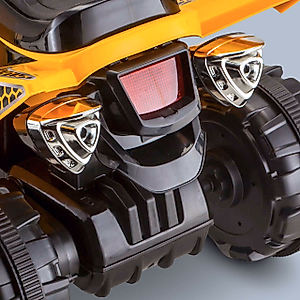 Kid Trax Caterpillar ATV Toddler Ride On Toy, 6 Volt Battery, 3-5 Years, Max Rider Weight of 60 lbs, Single Rider, CAT ATV