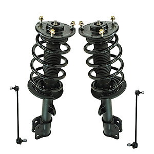 TRQ Front Suspension Kit Strut & Spring Assemblies w/End Links for 11-13 Sorento