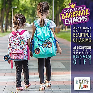 Cats 5 Stamped Cross Stitch Kits for Kids.Needlepoint Kits for Beginners. Embroidery Kit for Kids. Crossstitch Kit for Beginners and Girls (Cats)