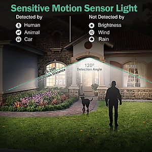 iMounTEK Solar Flood Lights Outdoor, 228 LED Motion Sensor Outdoor Lights with Remote, IP65 Waterproof Solar Security Lights Outdoor with Detachable Solar Panel for Patio, Garage, Porch, Backyard