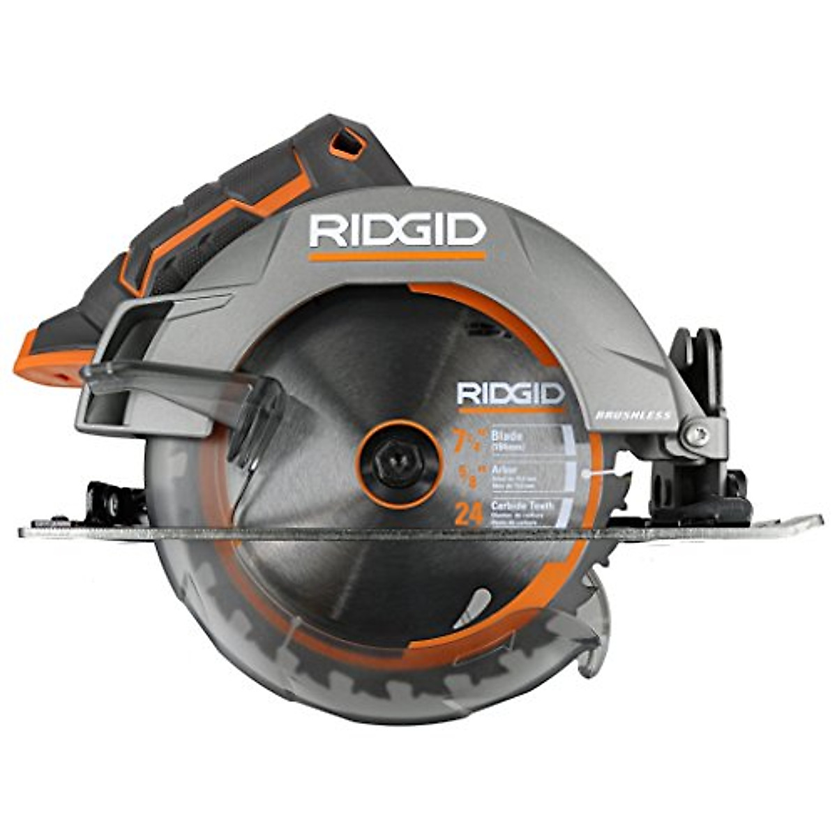 Ridgid R8653 Gen5X Brushless 18V Lithium Ion Cordless 7 1/4 Inch 3,800 RPM Circular Saw with Bevel and Depth Adjustment (Batteries Not Included, Power Tool Only)