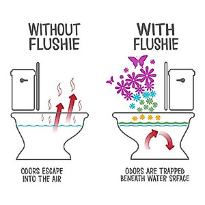 Flushie Pre-Toilet Spray 8 oz Fresh Linen Scent Bathroom Deodorizer, Poop Spray, 8-Ounce Pump Spray Bottle