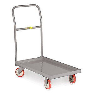 LITTLE GIANT Platform Trucks with Lip Edge - 36" Lx24 W Deck - Solid Deck