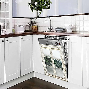 Dishwasher Magnet Cover A Wonderful Magical Interplay Low Hanging a Mountain Lake a Beautiful Magnetic Refrigerator Stickers Decorative Appliance Cover Fridge Panels Metal Door Garage 23x26in