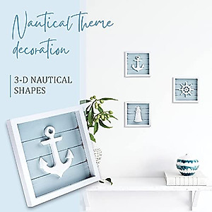 Nautical Wall Decor Set and Bathroom Accessories