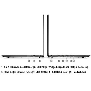 Dell Vostro 14 3400 14" Business Laptop Computer, Intel Quad-Core i5-1135G7 up to 4.2GHz (Beat i7-1065G7, 16GB DDR4 RAM, 1TB PCIe SSD + 1TB HDD, 802.11AC WiFi, Bluetooth 5.0, Black, Windows 11 Pro