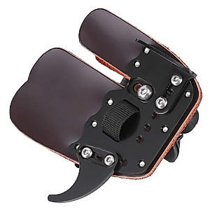 Keenso Recurved Bow Archery Finger Protector Competition Shooting Thumb Guard Tab Professional-Finger Earc