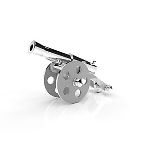 TIETHEKNOT New Super Mini Stainless Steel Handcrafted Napoleon Mini Cannon Model Rare Military Collection