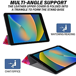 Cabreche Compatible with iPad 10.2 inch Case,9th /8th /7th Generation Case (2021/2020/2019) with Hard PVC Back,Auto Sleep/Wake Cover,for Girls Women Aesthetic Cute Cool-Skull Skeleton