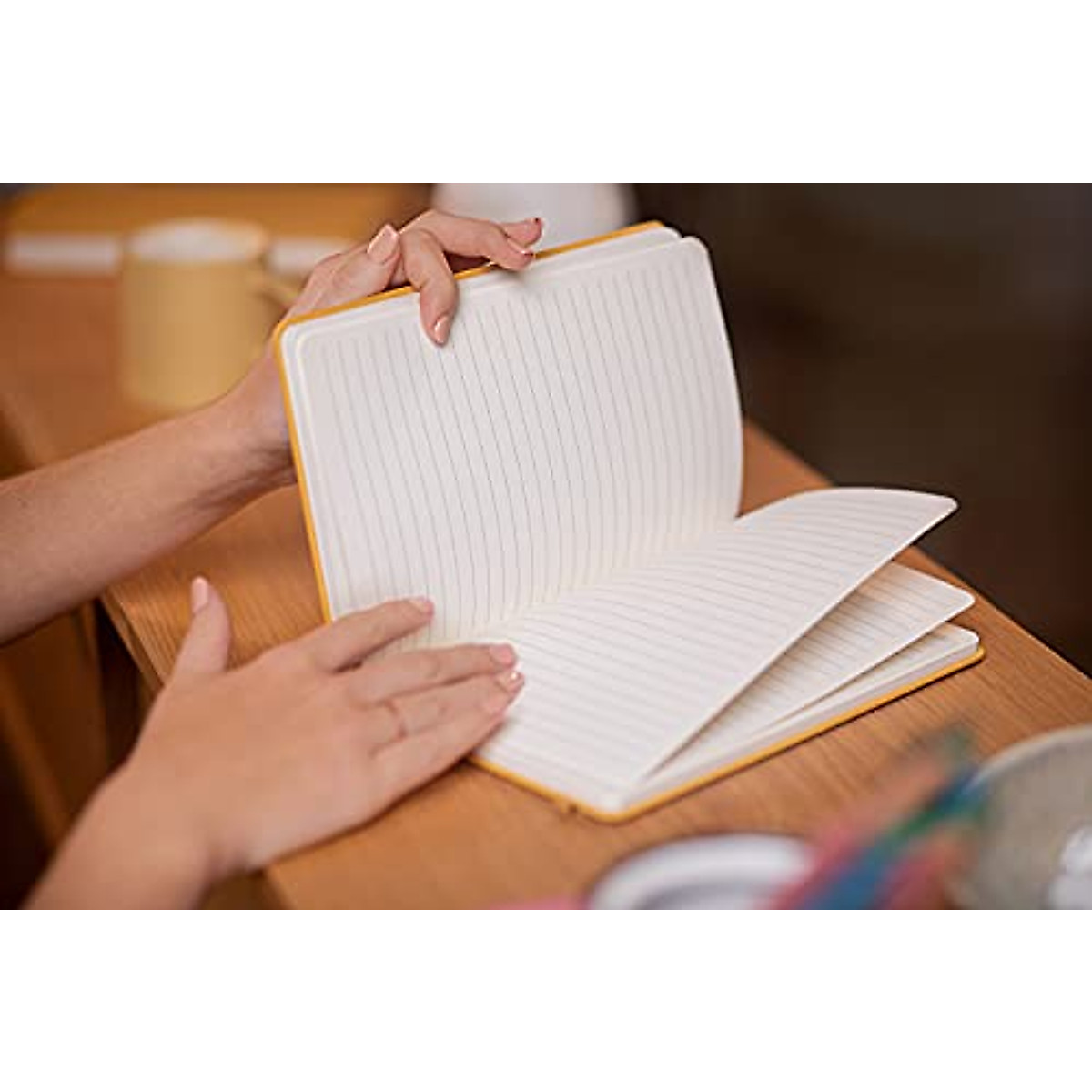 ANECDOTE. Lined Journal Notebook. Hard Cover, Ruled, Thick 100 gsm Paper, A5 size: 8.3 inches x 5.4 inches. Use for School, Office, Home or Business. (Evergreen)