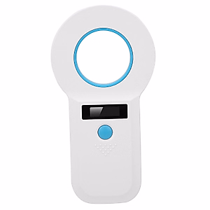 Pet Microchip Reader Scanner, EMID Animal Handheld Reader, Rechargeable Animal Tag Reader for Dog Pet Cat Pig Animal
