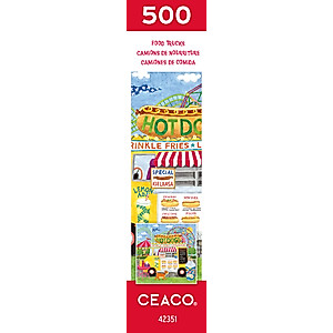 Ceaco - Food Trucks - Hot Dog Truck II - 500 Piece Jigsaw Puzzle