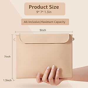 JANSAMN Makeup Travel Bag Cosmetic Bag, Toiletry Bags for Traveling, Silicone Waterproof Makeup Brushes Bags for Women, Portable Clear Makeup Bags for Girls