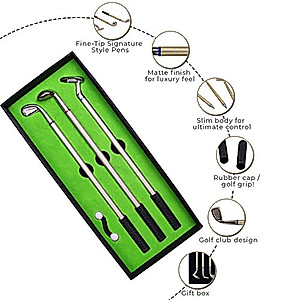 Golf Pen Gifts for Men Women Adults Unique Christmas Stocking Stuffers, Dad Boss Coworkers Him Boyfriend Golfers Funny Birthday Gifts, Mini Desktop Games Fun Fidget Toys Cool Office Gadgets Desk Decor