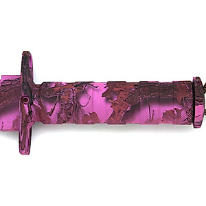 Snake Eye Tactical Full Tang Rescue Style Knife w/Sheath & Survival Kit Hunting Camping Fishing Outdoors Razor Sharp Blade (Purple Camo)