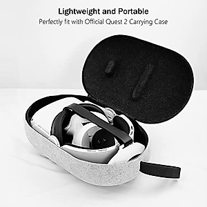Kuject Design 3-in-1 Adjustable Head Strap for Oculus/Meta Quest 2, Replacement for Elite Strap, Enhanced Support in VR, Detachable & Lightweight VR Accessories Fit for Carrying Case