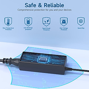 19.5V AC DC Adapter Charger for Sony Bravia TV W600B KDL-40R510C KDL-40W600B KDL-40W600D KDL-32W600D KDL55W650D KDL48W600B KDL-32W700B KDL-48R510C KDL-40S4100 KDL-40S4100 TV Power Supply Cord